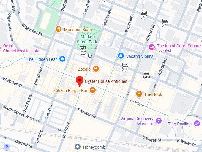 16. oyster house antiques map