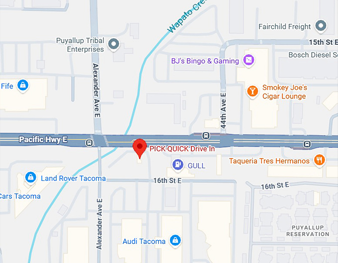 16. pick quick drive in map