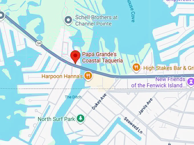 16. papa grande&rsquo;s coastal taqueria map