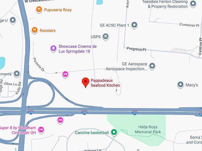 16. pappadeaux seafood kitchen (11975 northwest blvd) map