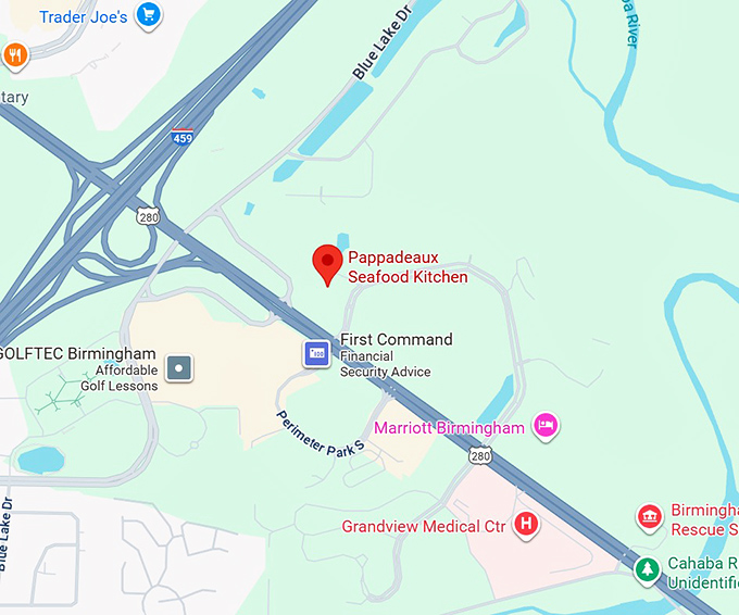 16. pappadeaux seafood kitchen map