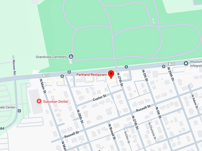 16. parkland restaurant map