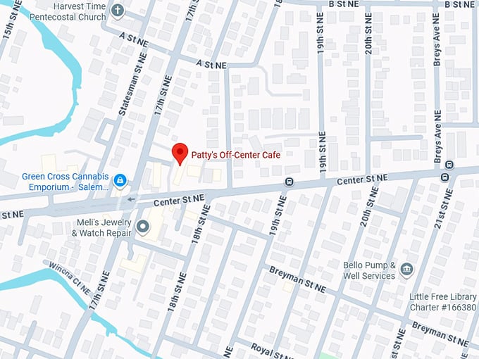 16. patty's off center cafe map