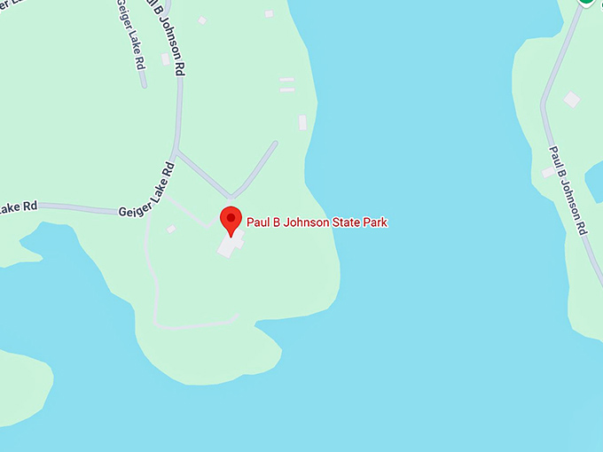 16. paul b johnson state park map