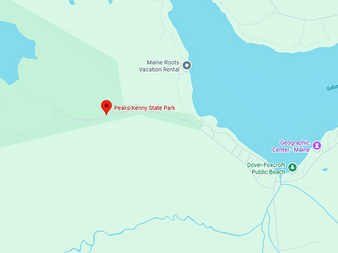 peaks kenny state park map