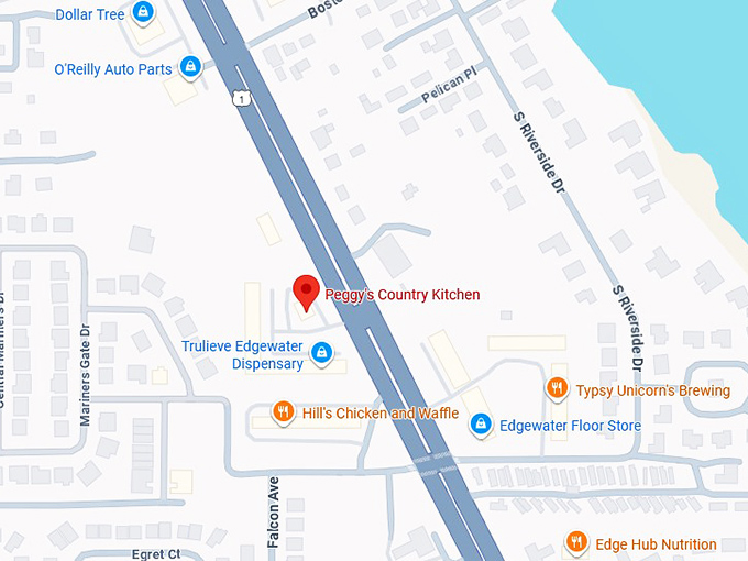 16. peggy's country kitchen map