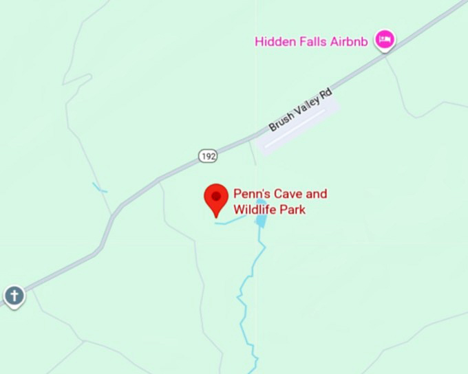 16. penn's cave and wildlife park map