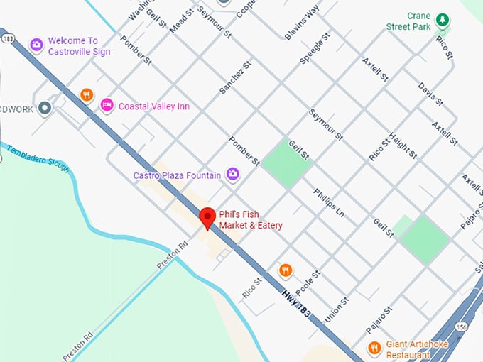 16. phil’s fish market & eatery map