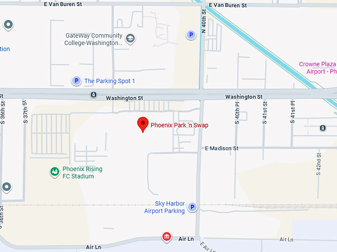 16. phoenix park 'n swap map