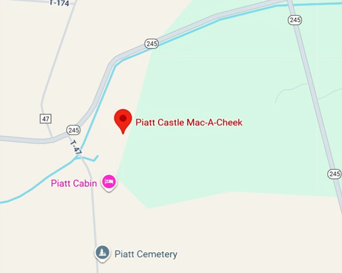 16. piatt castle mac a cheek map