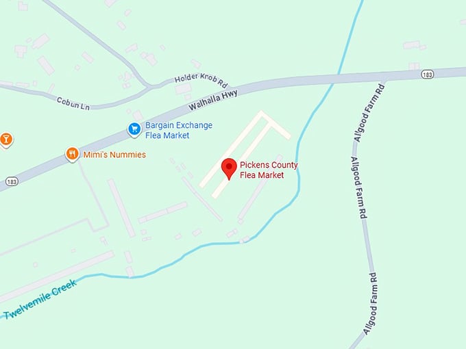16. pickens county flea market map
