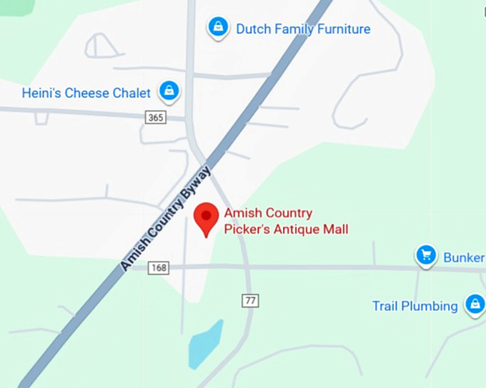 16. pickers antiques map