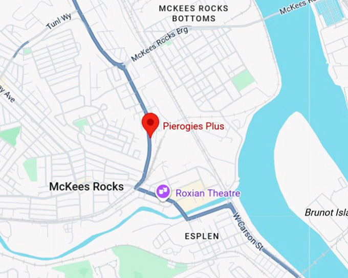 16. pierogies plus map