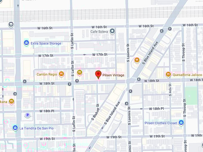 16. pilsen vintage map