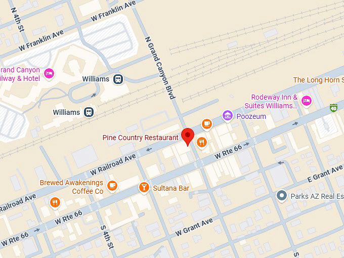 16. pine country restaurant map