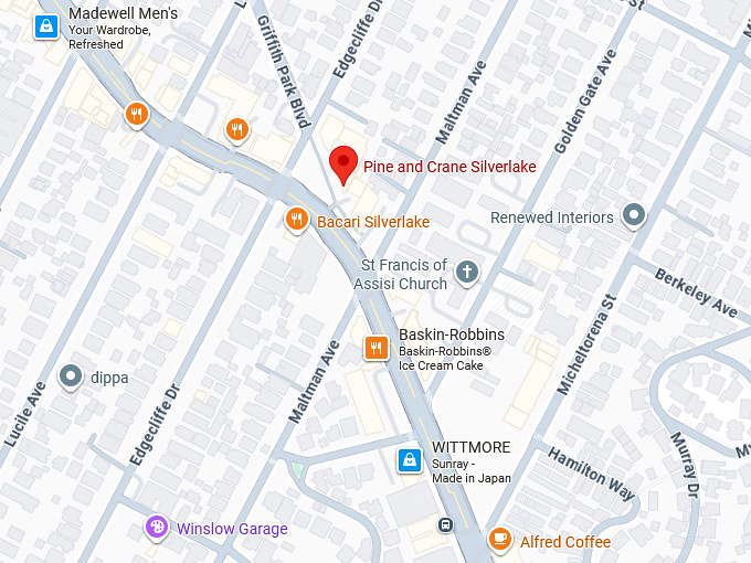 16. pine and crane silverlake map