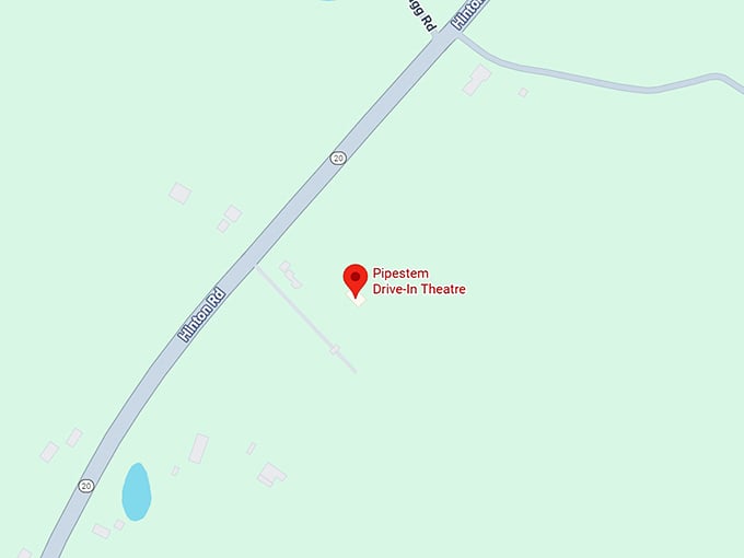 16. pipestem drive in theatre map