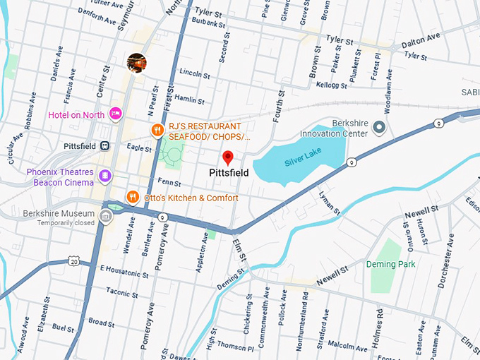 16. pittsfield, ma map