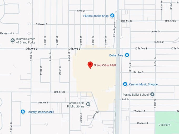 16. plain & fancy antique mall map