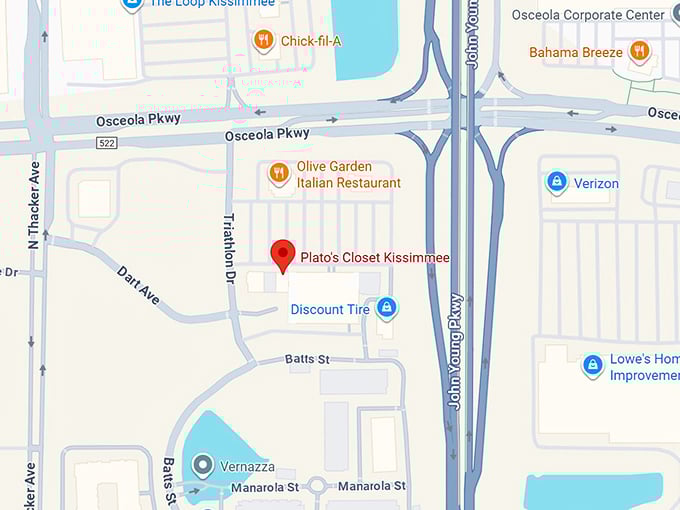 16. plato's closet kissimmee (1624 osceola pkwy) map