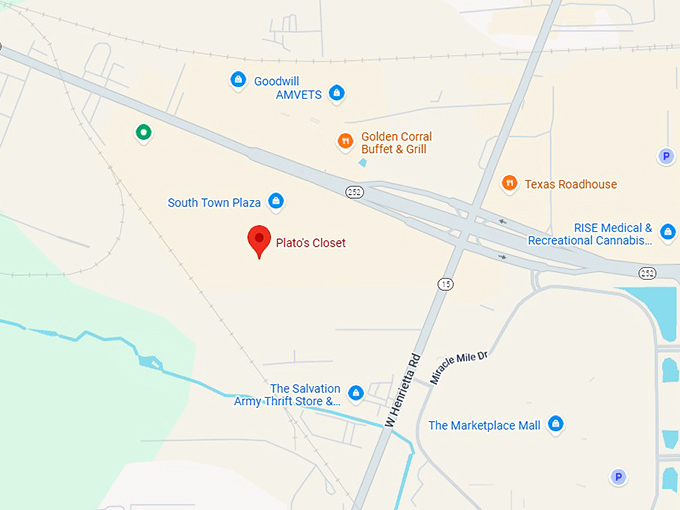 16. plato's closet map