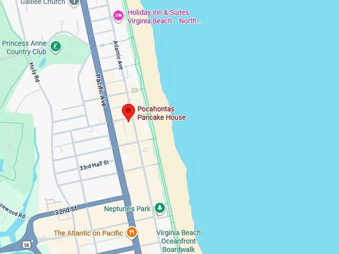16. pocahontas pancake house map