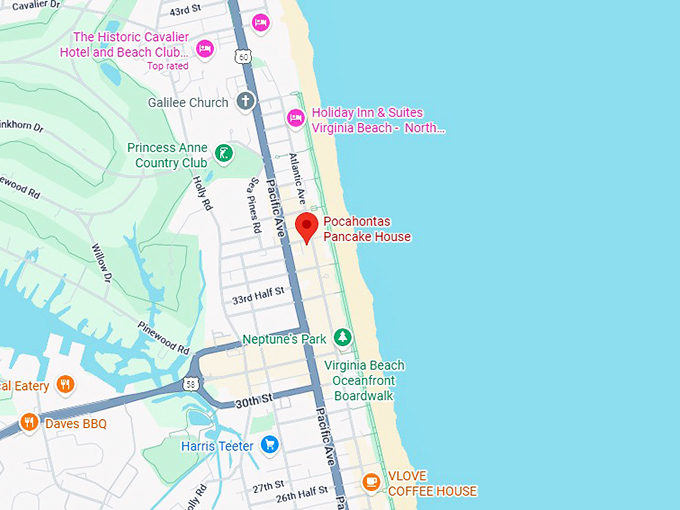 16. pocahontas pancake house map