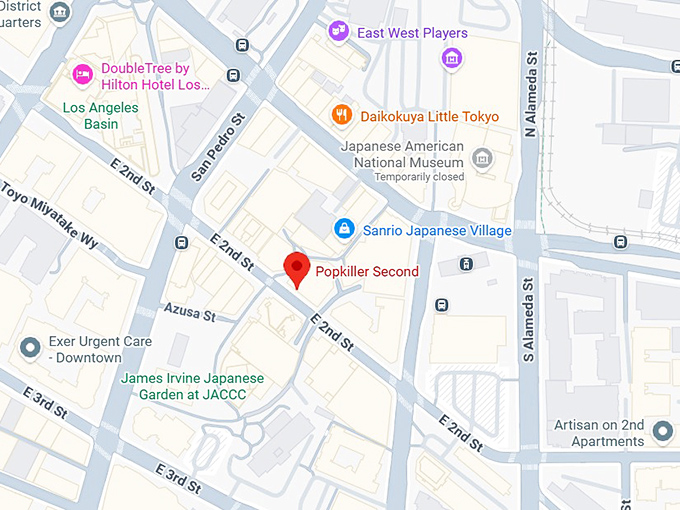 16. popkiller second (343 e 2nd st) map