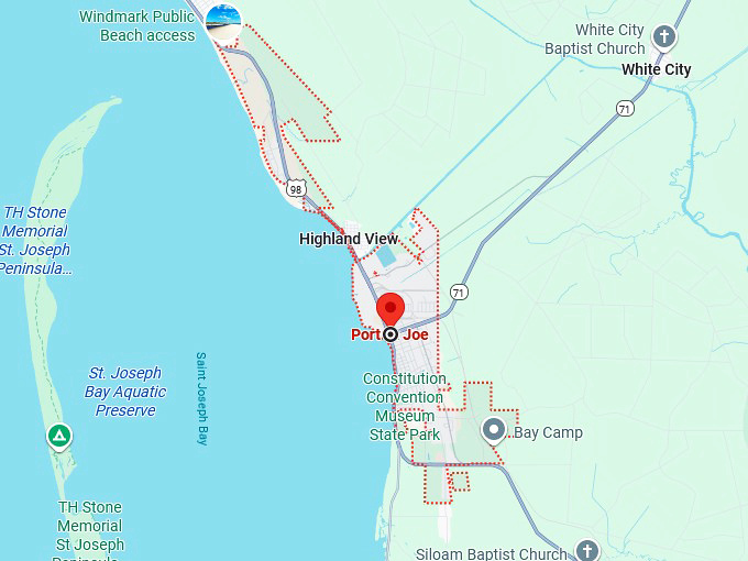 16. port st. joe map