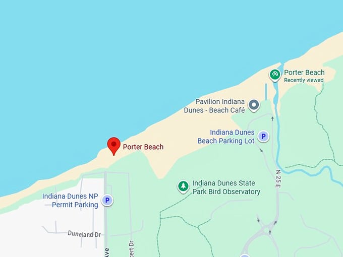 16. porter beach map