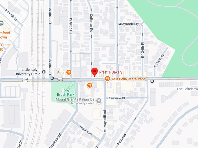 16. presti's bakery map