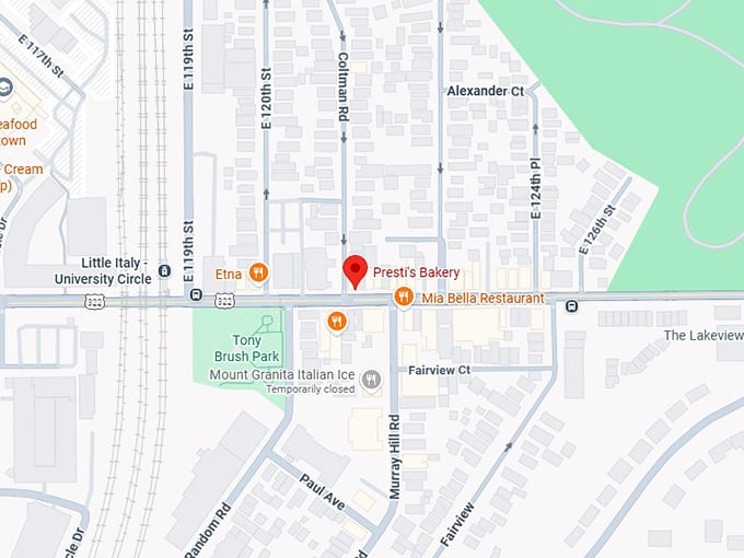 16. presti's bakery map