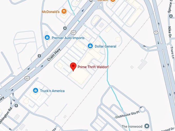 16. prime thrift waldorf map