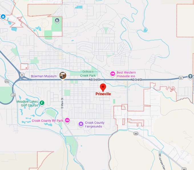 16. prineville map