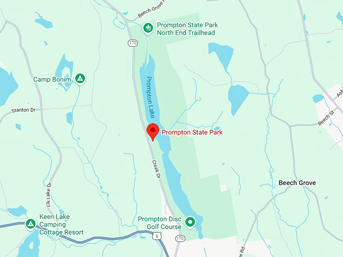 16. prompton state park map