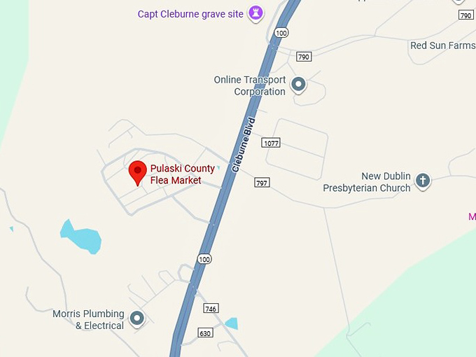 16. pulaski county flea market map