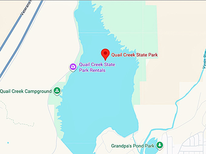 16. quail creek state park map