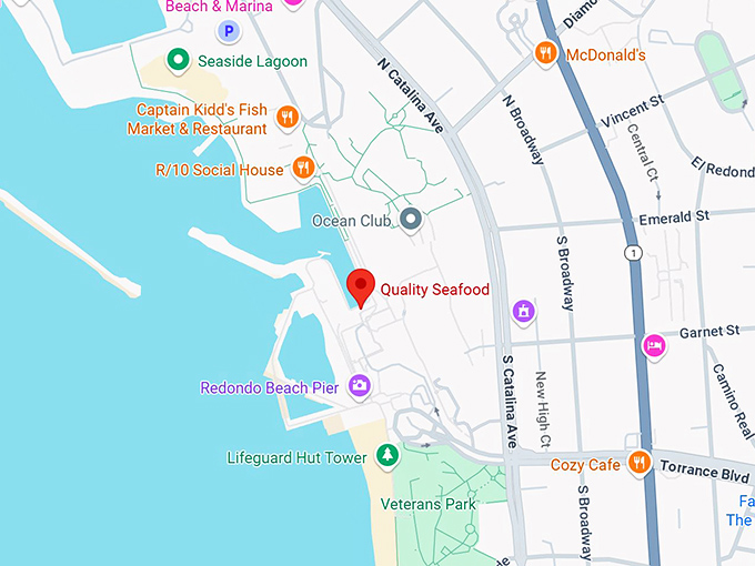 16. quality seafood inc. map