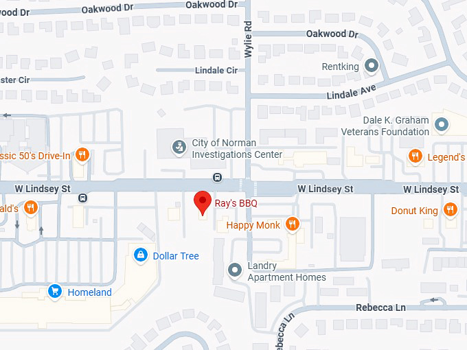 16. ray&rsquo;s smokehouse bbq map