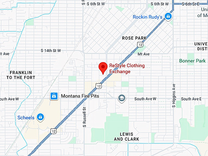 16. restyle clothing exchange map