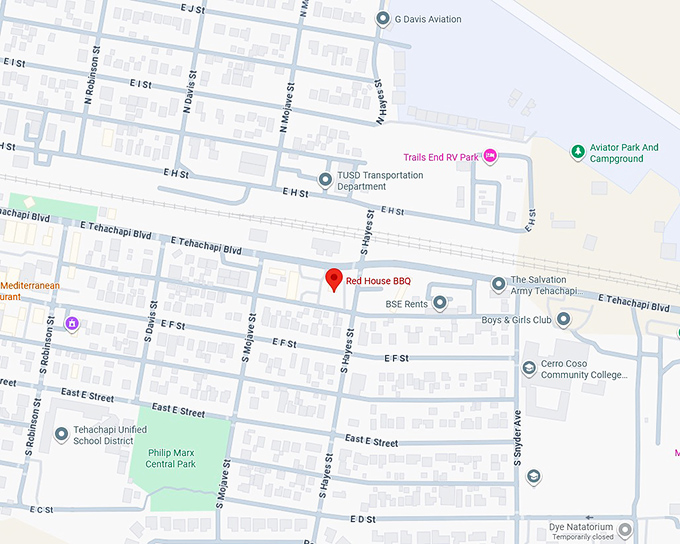 16. red house bbq map