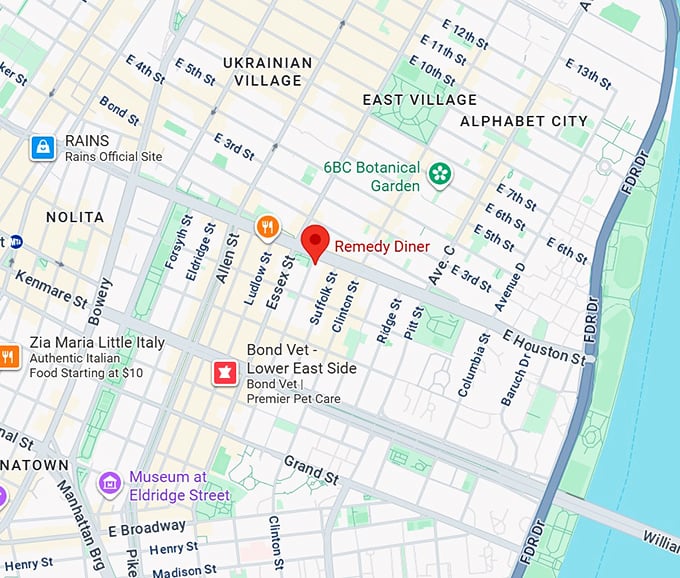 16. remedy diner map