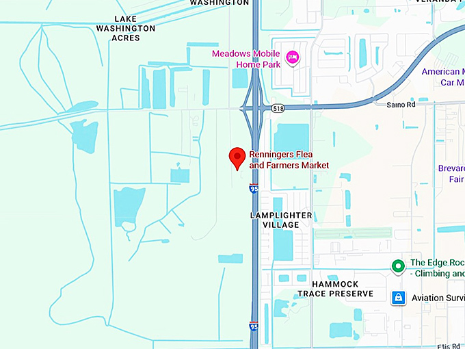 16. renningers flea and farmers market map