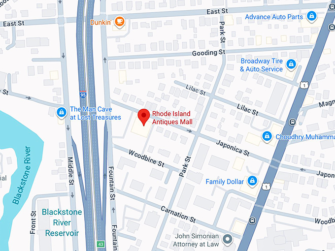 16. rhode island antiques mall map