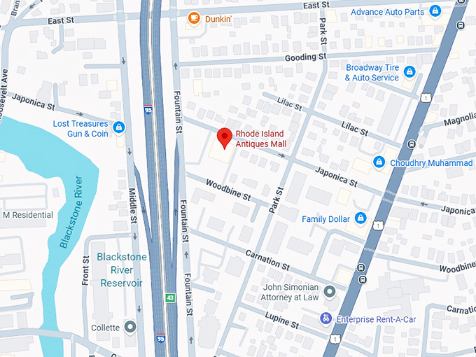 16. rhode island antiques mall map