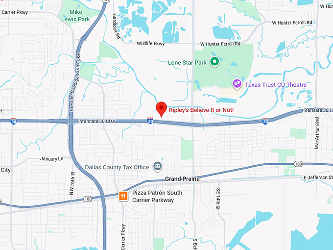 16. ripley's believe it or not! map