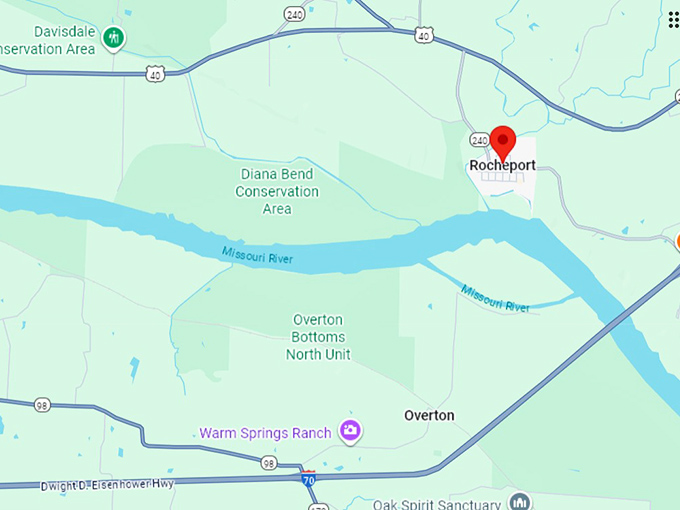 16. rocheport, mo map