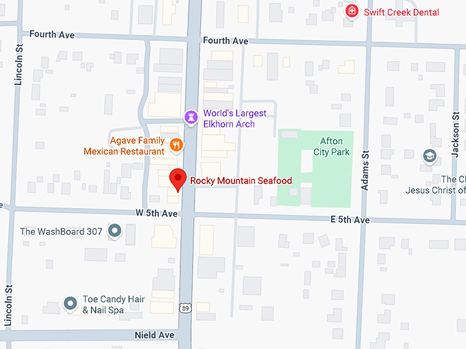 16. rocky mountain seafood map