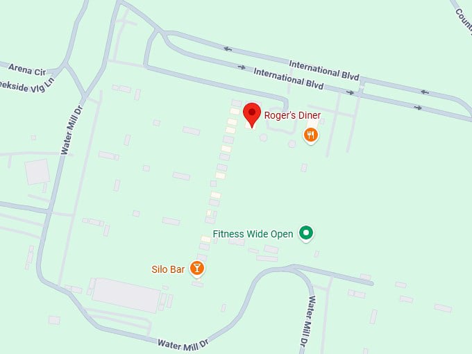 16. roger's diner map