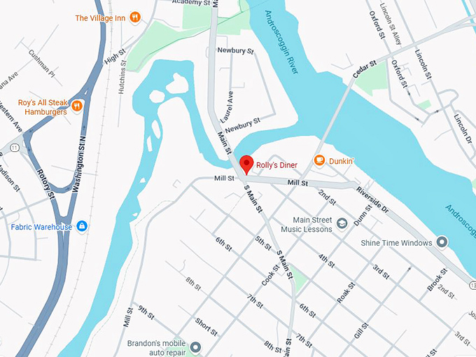 16. rolly&rsquo;s diner map